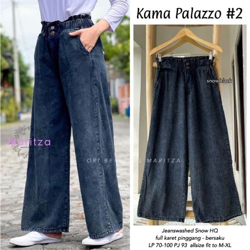 Jual kulot kekinian kulot jeans premium muat bb70kg | Shopee Indonesia