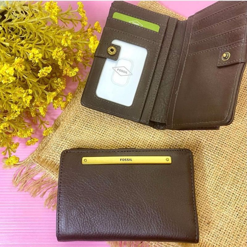 Jual Fossil Liza Multifunction Cocoa wallet | Shopee Indonesia
