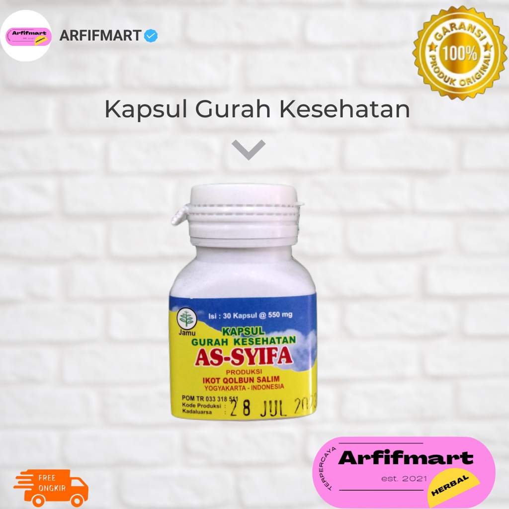 Jual Kapsul Gurah Kesehatan As Syifa | Shopee Indonesia