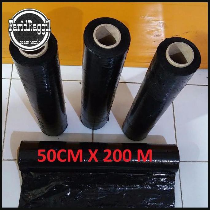 Jual PLASTIK WRAPPING HITAM (50 Cm X 200 M) | Shopee Indonesia