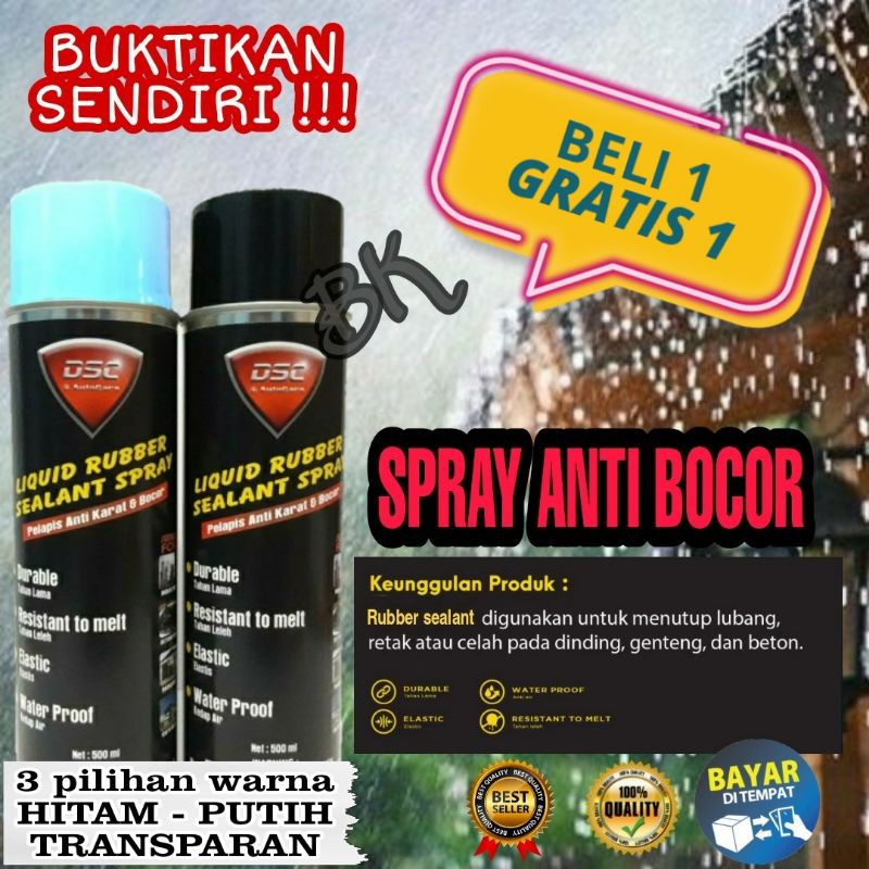 Jual Anti bocor atap semprot / penambal bocor atap dinding /Waterproof ...