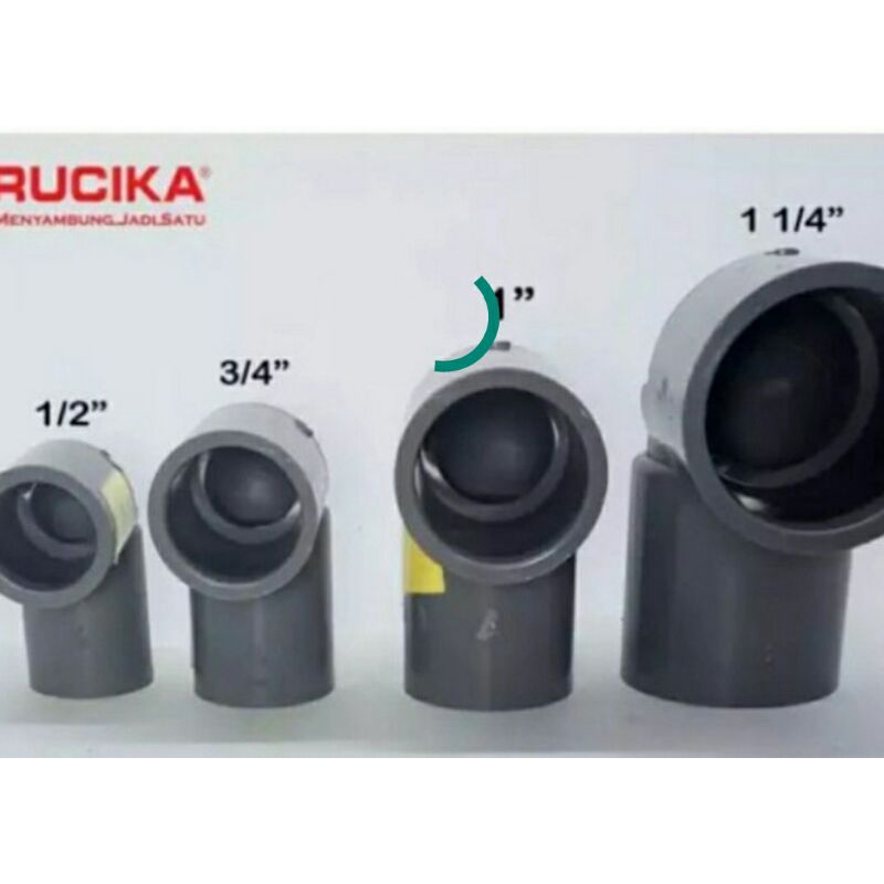 Jual Elbow Pvc Merk RUCIKA 3/4" AW | Shopee Indonesia