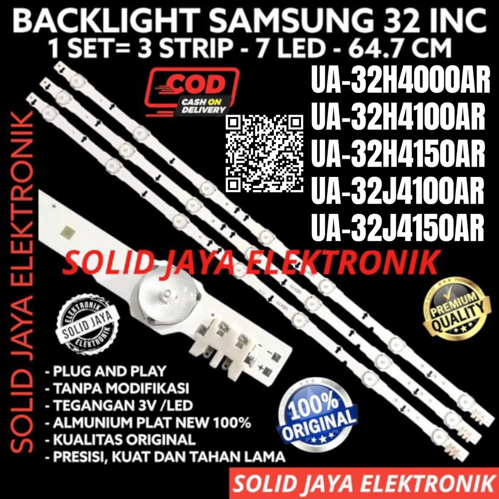 Jual BACKLIGHT TV LED SAMSUNG 32 INC UA 32H4000 32H4100 32H4150 32J4150 32J4100 UA32J4100 ...