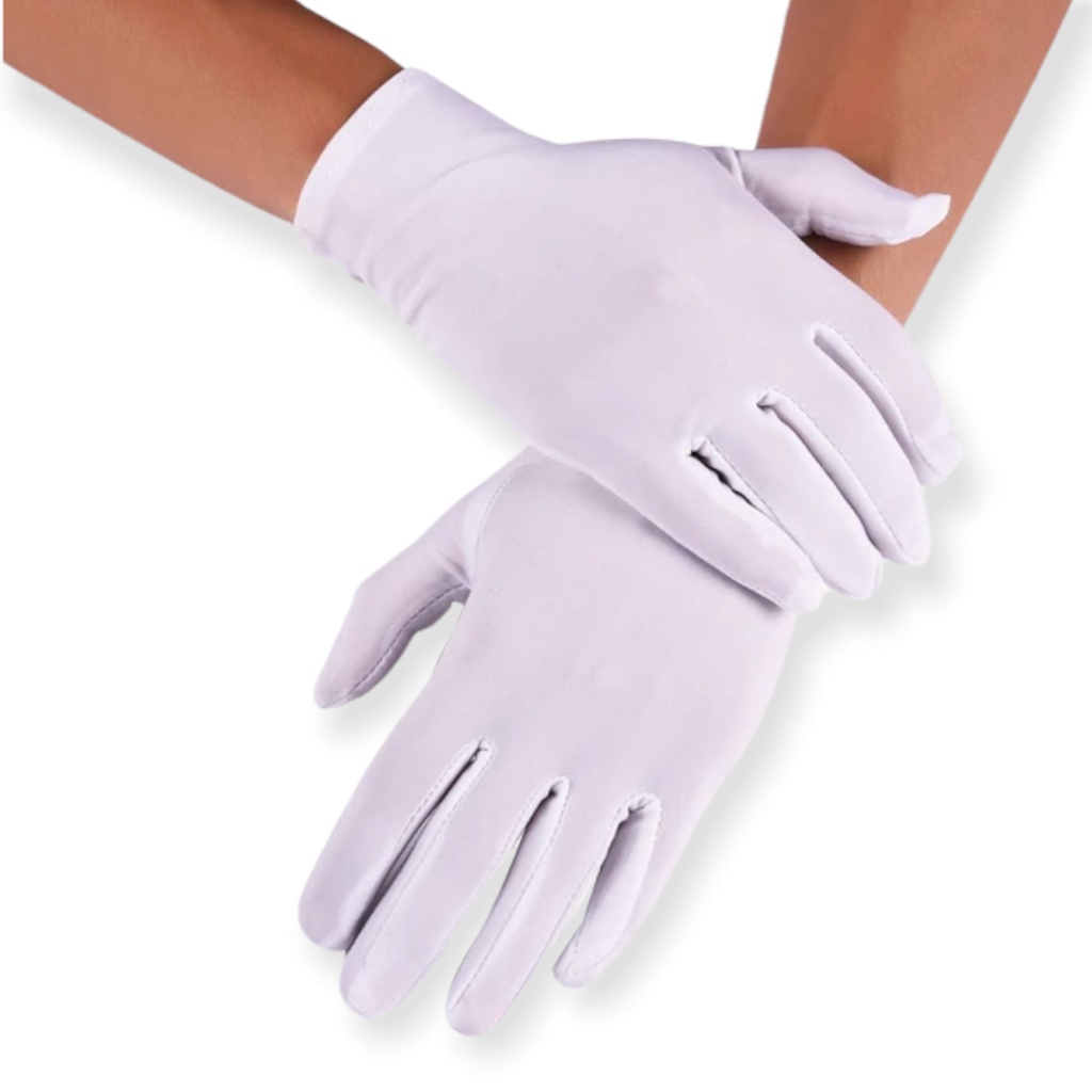 Jual sarung tangan putih polos, sarung tangan upacara, sarung tangan ...