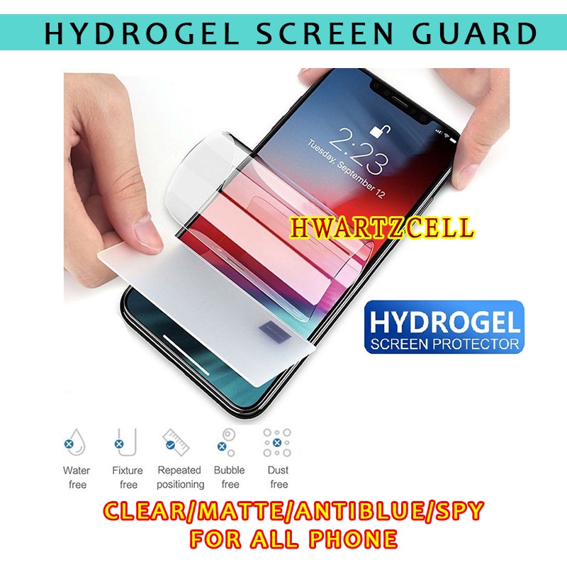 Jual HWARTZ HYDROGEL SCREEN GUARD Semua Tipe IPH 7 8 X XSMAX 11 12 13 14 PRO MAX - Anti Gores ...