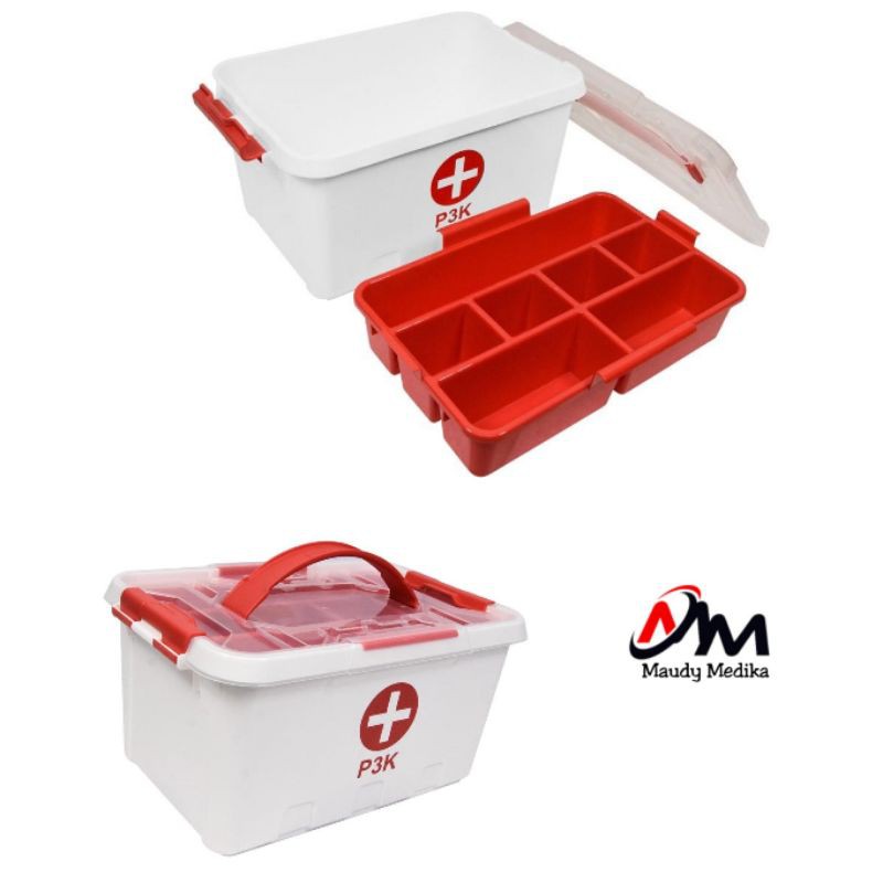 Jual Kotak P3K Box Obat Kotak Penyimpanan Obat | Shopee Indonesia