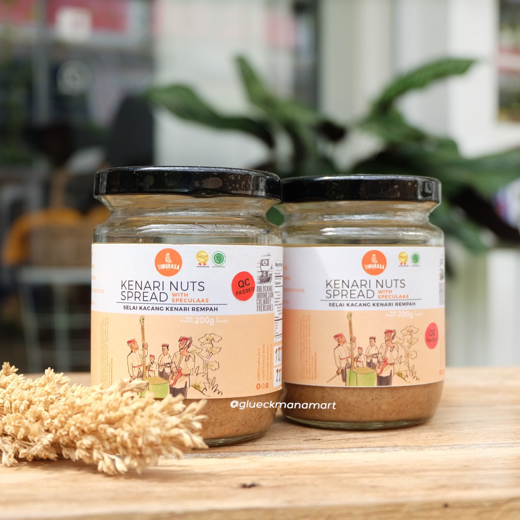 Jual Timurasa Kenari Nuts Spread Speculas Jam / Selai 200 gr | Shopee ...