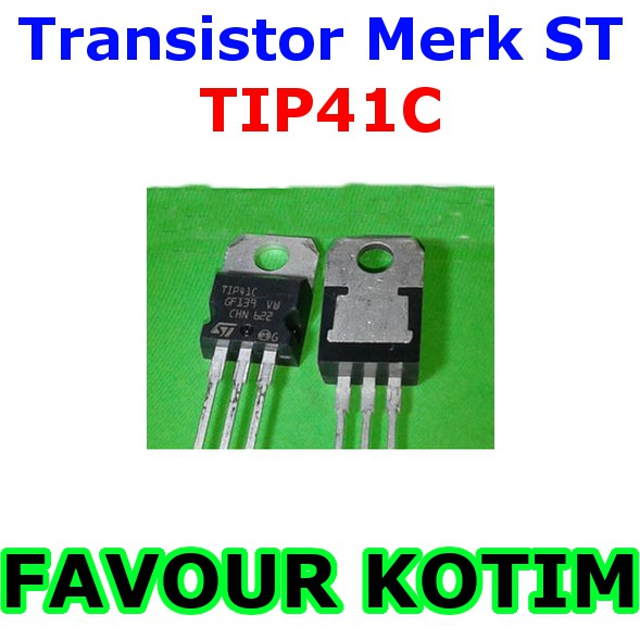 Jual TIP41 41 TIP 41C TIP41C NPN TRANSISTOR TO220 TO-220 AG68 ST ...