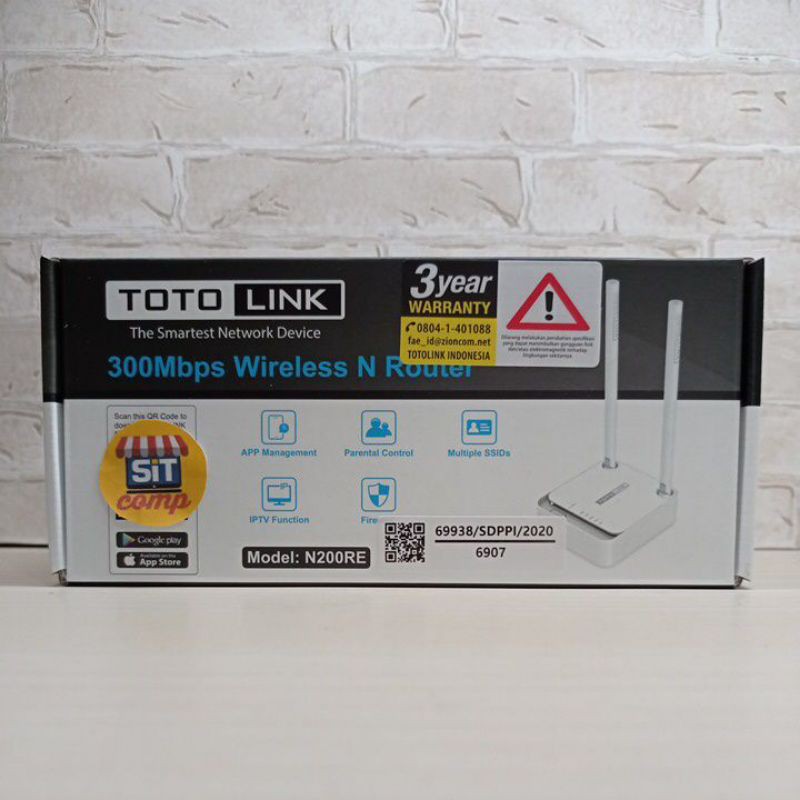 Jual TotoLINK N200RE 300Mbps Mini Wireless N Router V5 | Shopee Indonesia