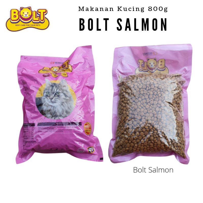 Jual Petshop Bandung || Bolt Salmon 800gr Pink - Makanan Kucing Cat ...