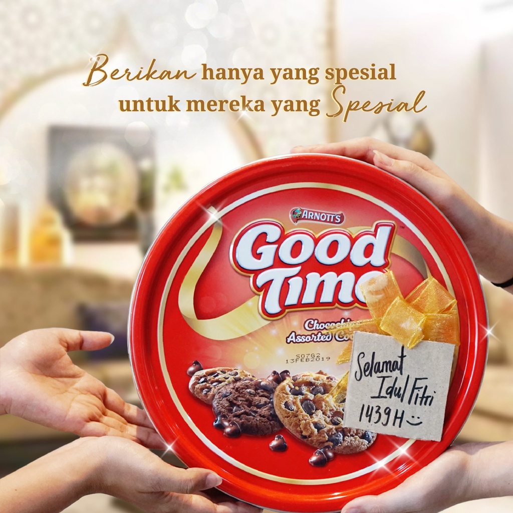 Jual Goodtime Good Time Double Choco Kemasan Kaleng 149 gram / Biskuit ...