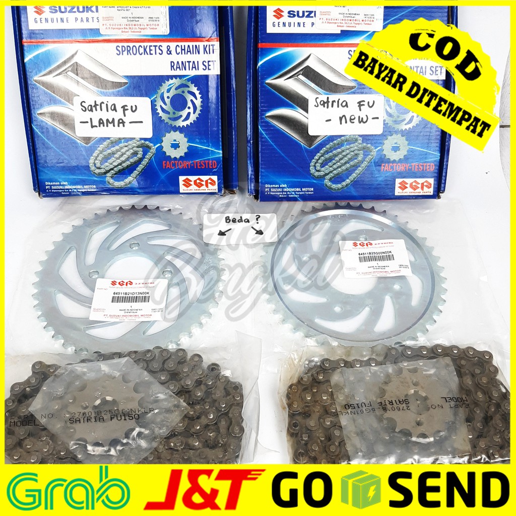 Jual Gear set satria fu lama / satria fu new injeksi dan karburator ...