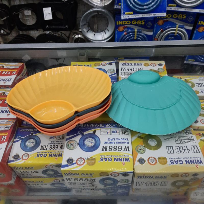 Jual Piring Snack Sambal Bentuk Kerang Plastik | Shopee Indonesia