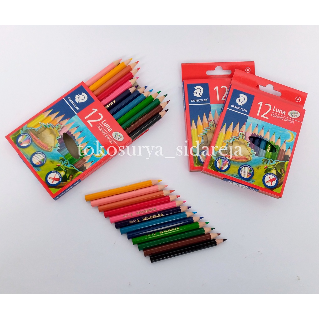 Jual PULAS LUNA WATERCOLOUR PENSIL 12 ORIGINAL / PENSIL WARNA LUNA ...