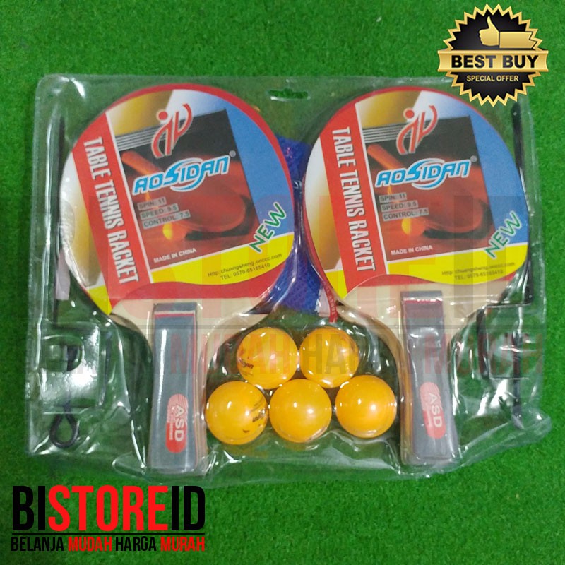 Jual Tenis Meja Kit Set Aosidan | Shopee Indonesia
