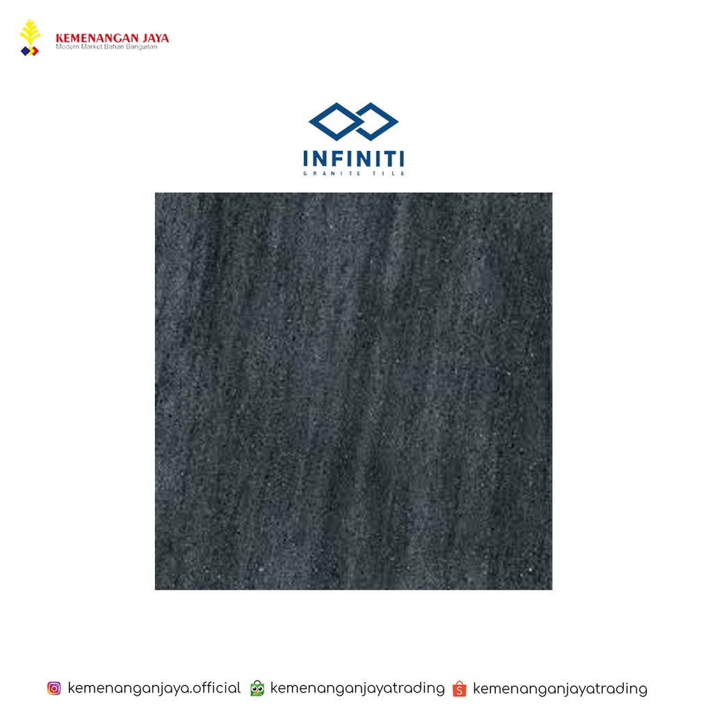 Jual GRANIT Lantai INFINITI / SANDSTONE BLACK / 60x60 Kw 1 | Shopee ...