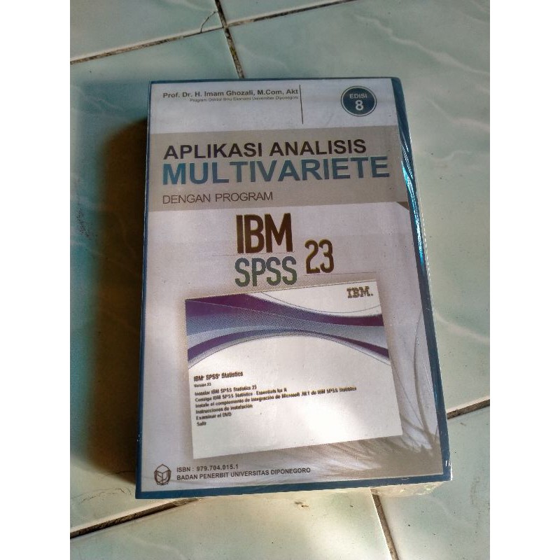 Jual Aplikasi Analisis Multivariete dengan Programan IBM SPSS 23 - Imam ...