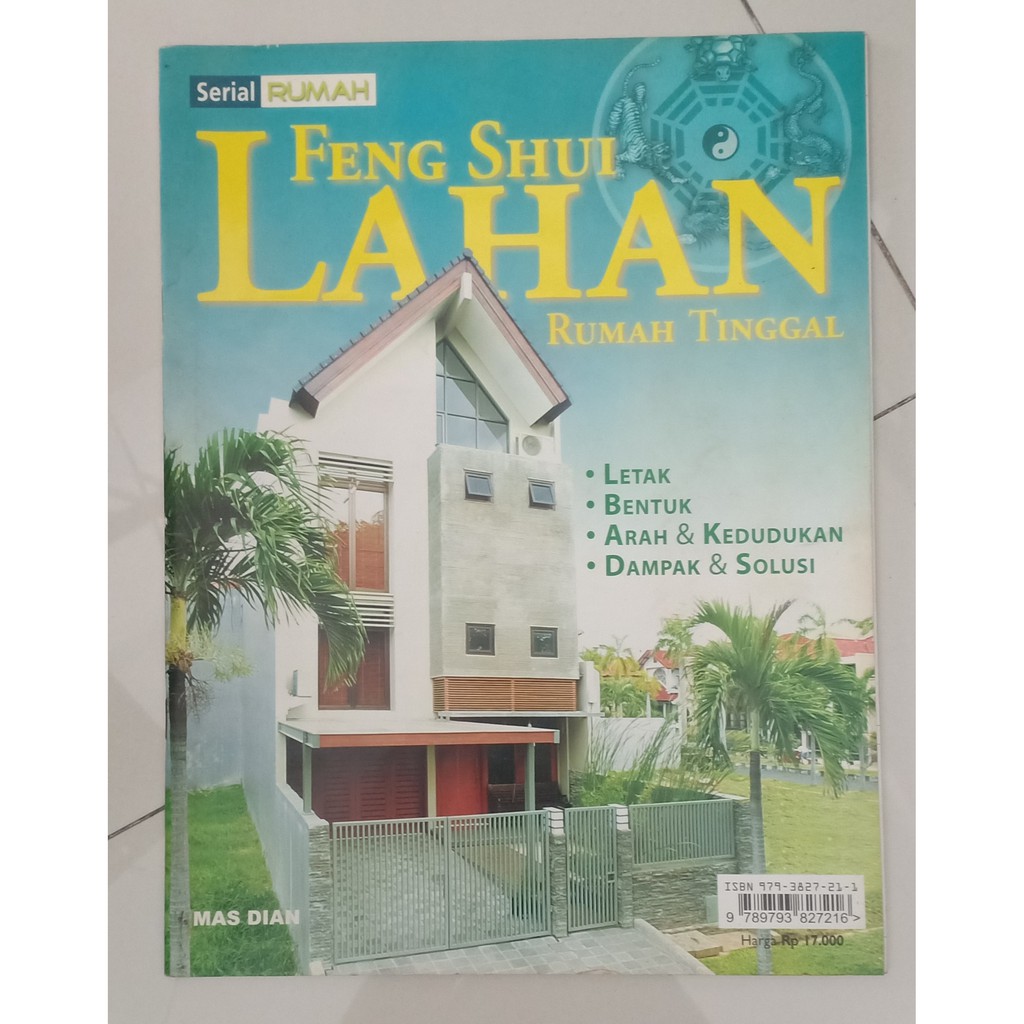 Jual Feng Shui Lahan Rumah Tinggal Arsitektur Buku Mas Dian Bekas ...