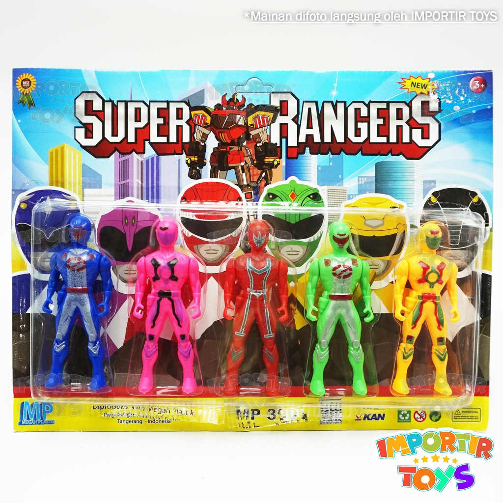 Jual Power Rangers Set Hero Super Rangers Mainan Anak Lengkap Aneka ...