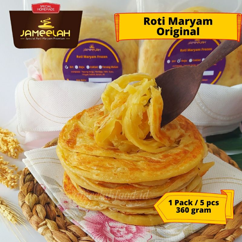 Jual ROTI MARYAM ORIGINAL / CANAI ORIGINAL / CANE / KHAS ARAB / ISI 5 ...