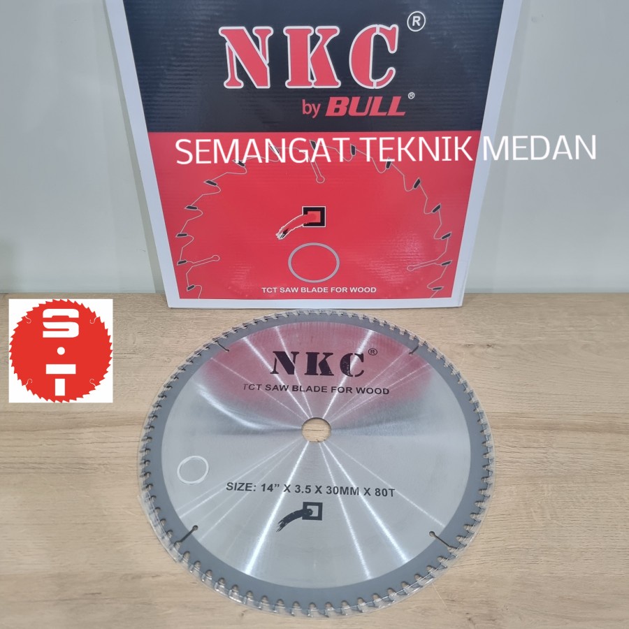 Jual 14" MATA PISAU GERGAJI POTONG KAYU CIRCULAR SAW 14 " X 80T 80 T ...