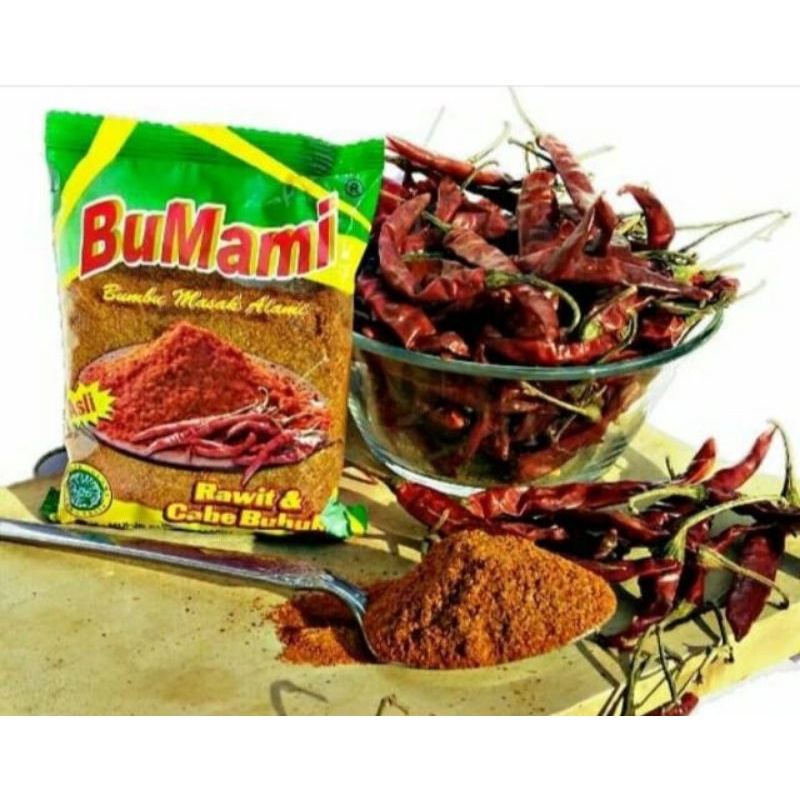 Jual CABE BUBUK SACHET BUMAMI KEMASAN HIJAU 40GR | Shopee Indonesia