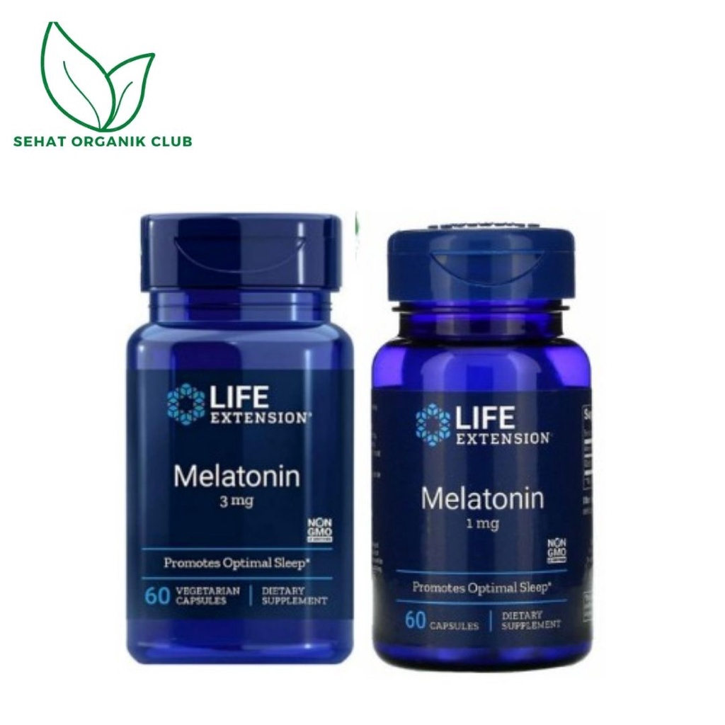 Jual Life Extension Melatonin 1 mg 60 Capsules ; Life Extension ...