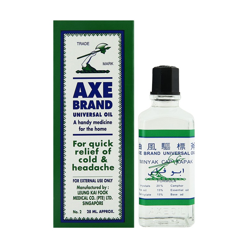Jual AXE BRAND UNIVERSAL MEDICATED OIL MADE IN SINGAPORE 28 ML ...