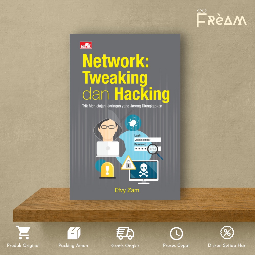 Jual Buku Komputer Network: Tweaking dan Hacking by Efvy Zam | Shopee ...