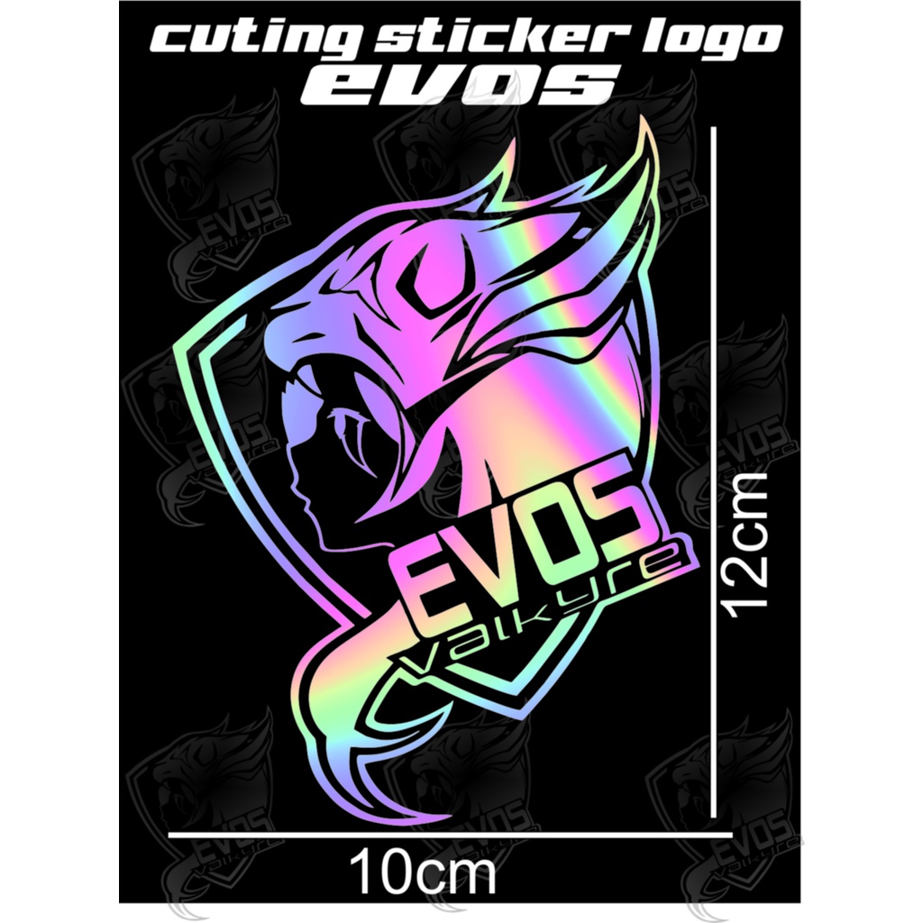 Jual cuting stiker logo evosvalkyre terbaru ,logo evos valkyre keren ...