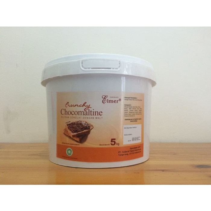 Jual Elmer Spread Chocomaltine Crunchy 5Kg choco crunchy chocolate ...