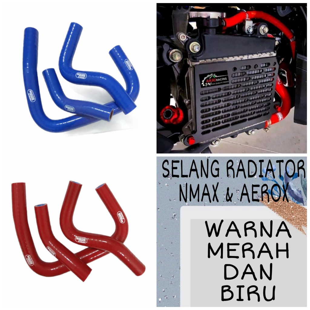Jual SELANG RADIATOR YAMAHA NMAX AEROX LEXI SLANG RADIATOR NMAX NEW ...