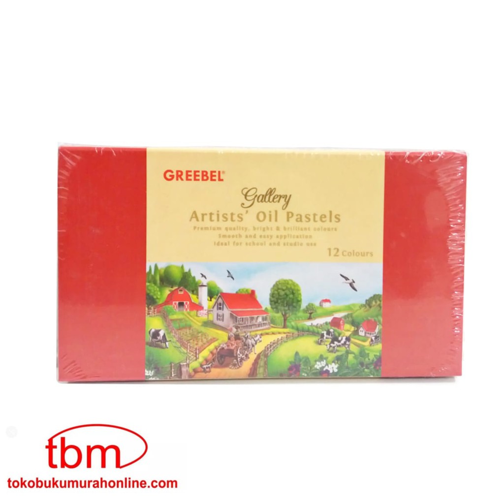 Jual GREEBEL 12 ARTIST OIL PASTEL / CRAYON ARTIST GREEBEL 12 WARNA ...