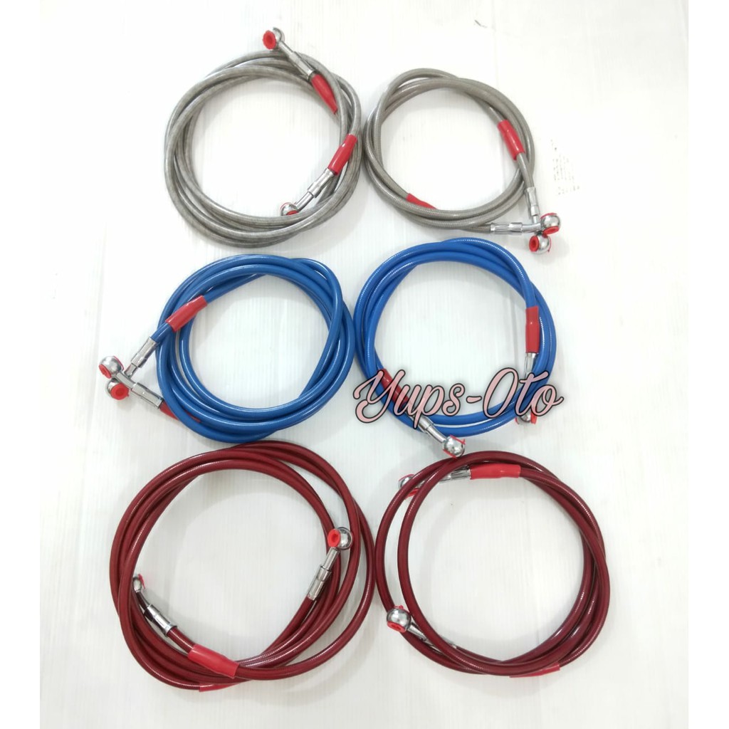 Jual Selang Rem Depan Belakang 130cm 215cm 1set Nmax Aerox Pcx Selang Rem 135cm Selang Rem 215cm 