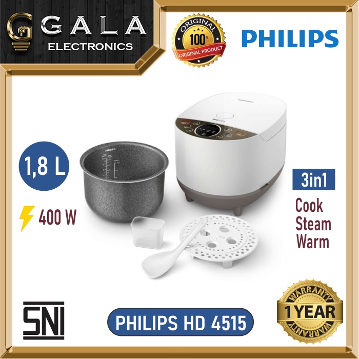 Jual Magic Com Digital Philips HD 4515 / HD 4712 RED / 4716 / 4812 ...