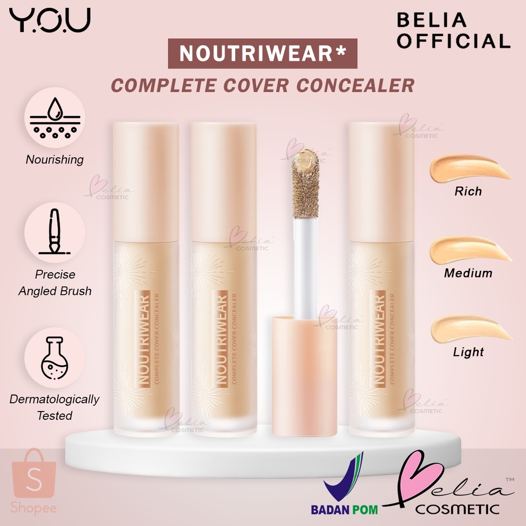 Jual BELIA YOU Noutriwear Complete Cover Concealer Corrector | Y.O.U ...