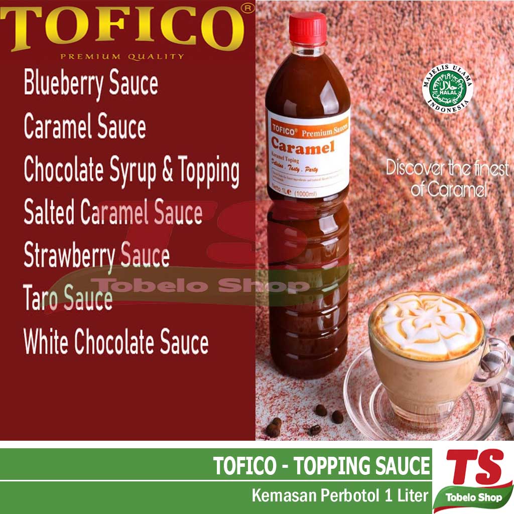 Jual TOFICO TOPPING / TOFICO SAUCES / CARAMEL SAUCE / BLUEBERRY SAUCE ...