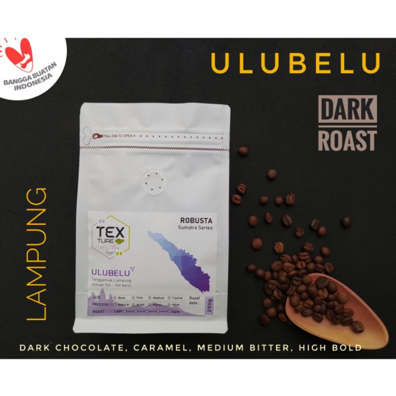 Jual Kopi Robusta Lampung | Ulubelu DARK ROAST 250 gr | Shopee Indonesia