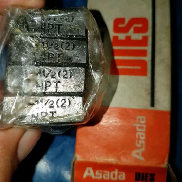 Jual ASADA Piset Dies Mata Snai Drat Pipa Set A - NPT 1 - 2" Threader ...