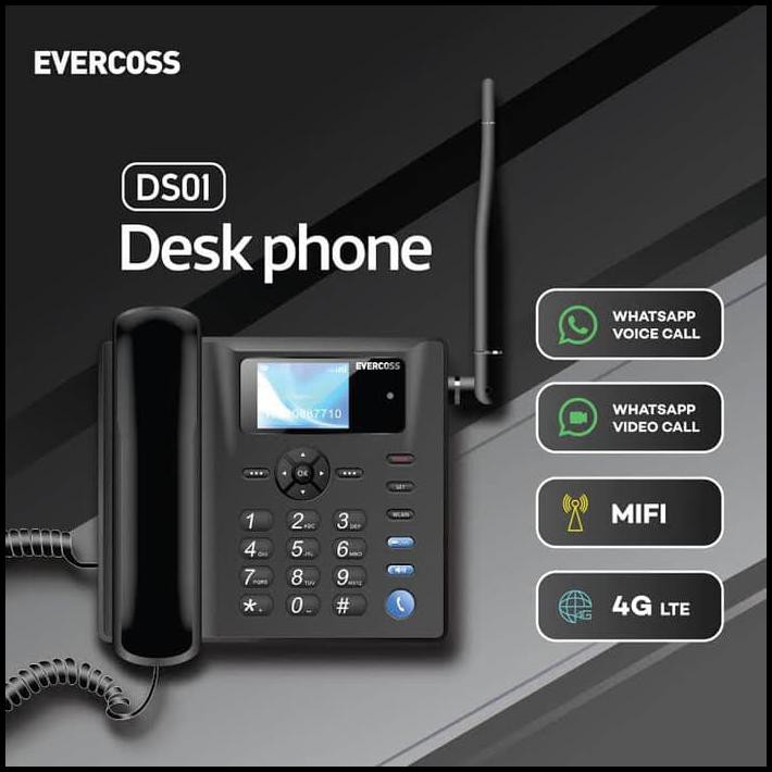 Jual Evercoss Ds01 Desk Phone | Shopee Indonesia