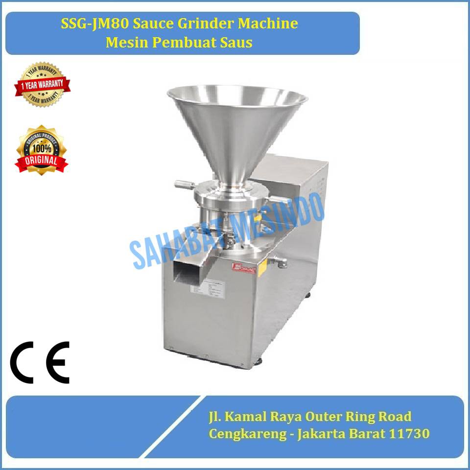 Jual SSG-JM80 Sauce Grinder Machine – Mesin Pembuat Saus - FM | Shopee ...