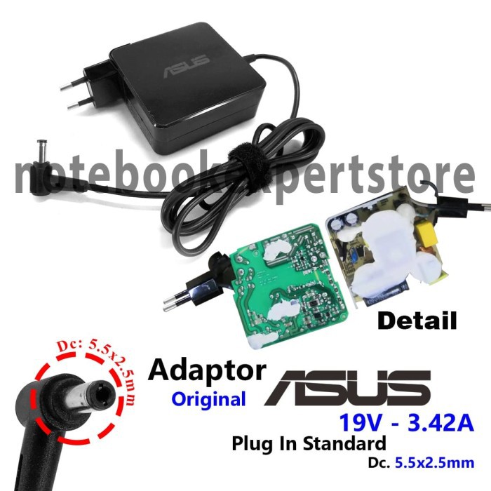 Jual Charger Laptop Asus Original A455 A455L A455LA A455LB X451C X450 3.42A | Shopee Indonesia