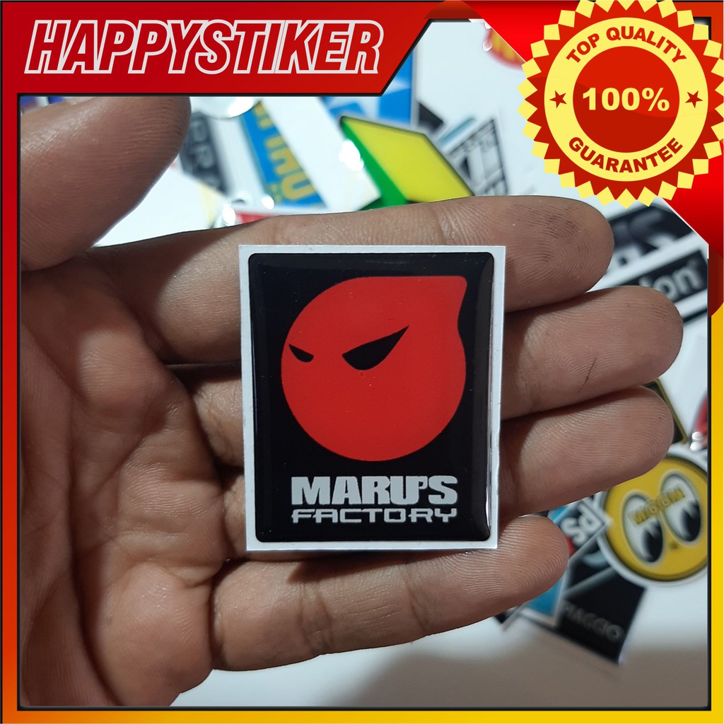 Jual Sticker MARUS FACTORY Emblem Dasi Vespa | Shopee Indonesia