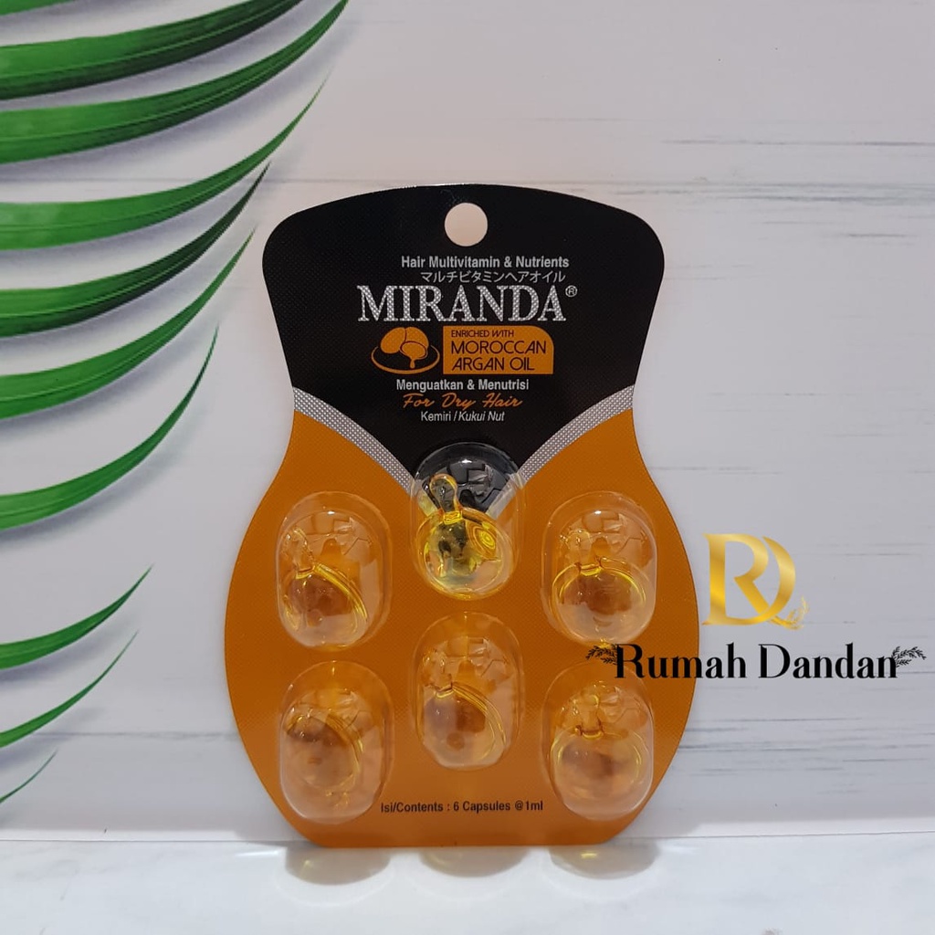 Jual Miranda Hair Multivitamin & Nutrients Vitamin Rambut | Shopee ...