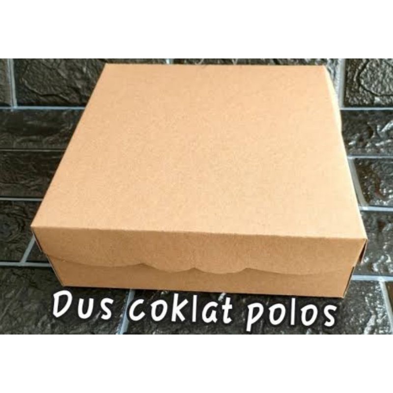 Jual DUS NASI CRAFT 20X20 R10K KOTAK NASI NON LAMINASI/ | Shopee Indonesia