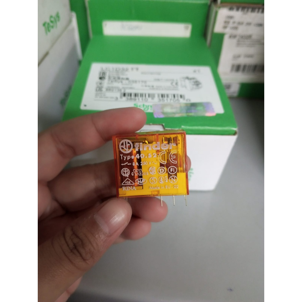 Jual RELAY FINDER 40.52 8A 250V 230VAC | Shopee Indonesia