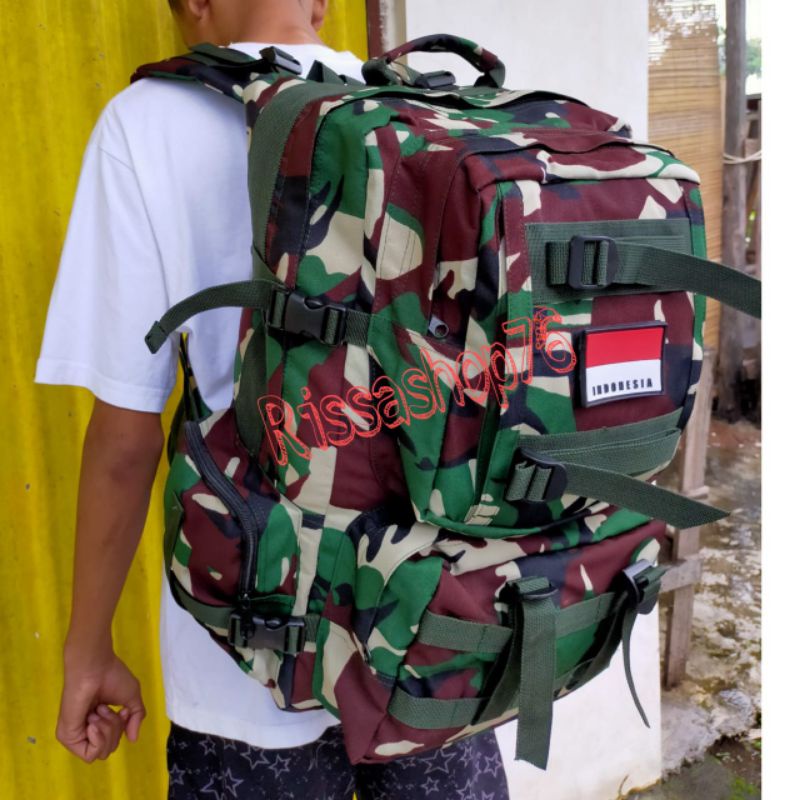 Jual Tas Ransel TNI Army Hijau Loreng Malvinas Jumbo | Shopee Indonesia
