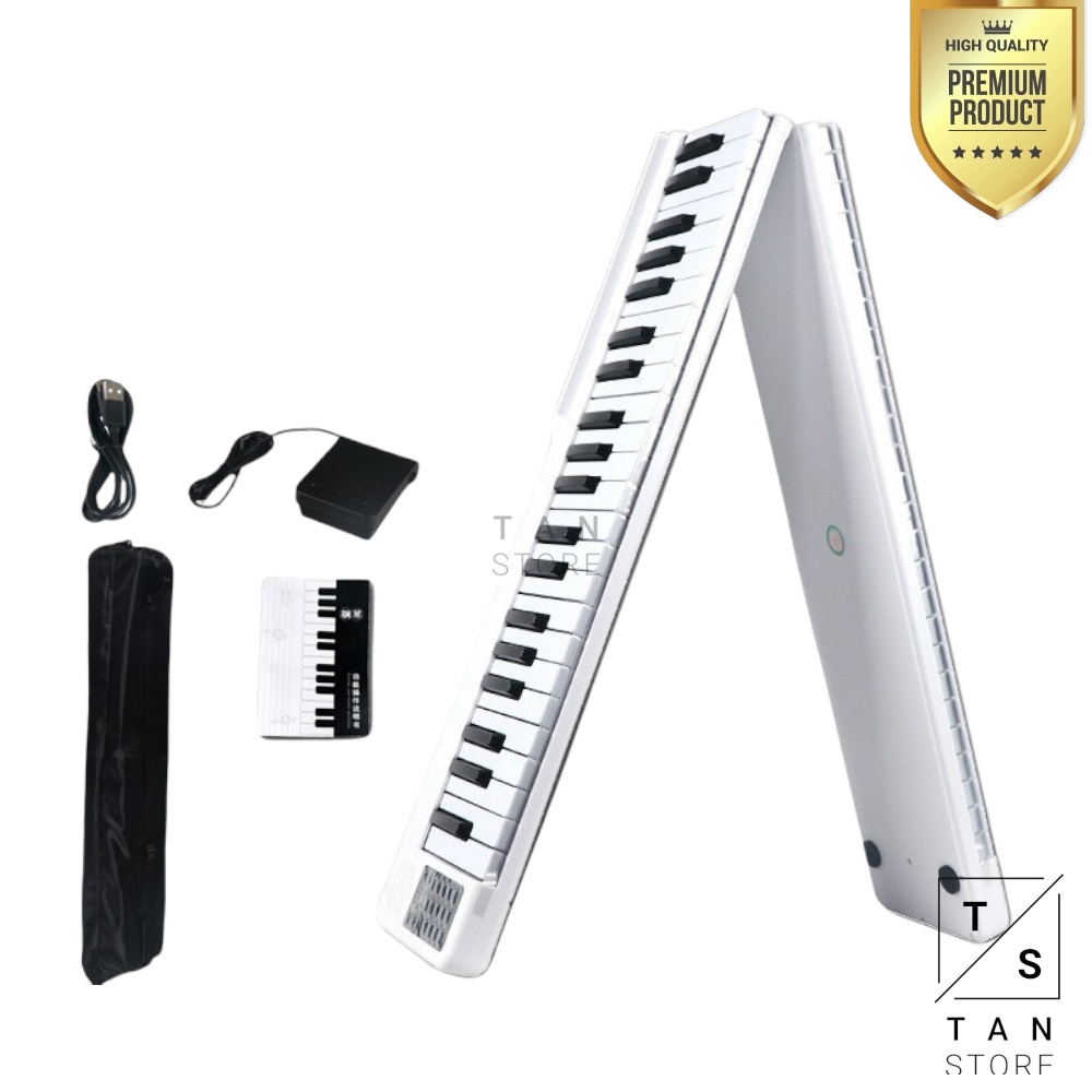 Jual Keyboard Piano Portable Lipat Foldable 88 Keys Premium High ...