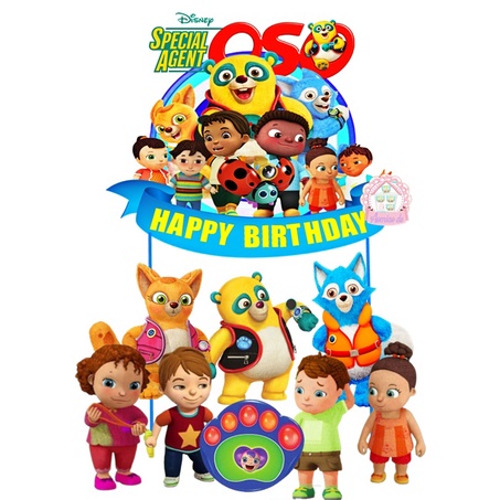 Jual SPECIAL AGENT OSO CAKE TOPPER | Shopee Indonesia