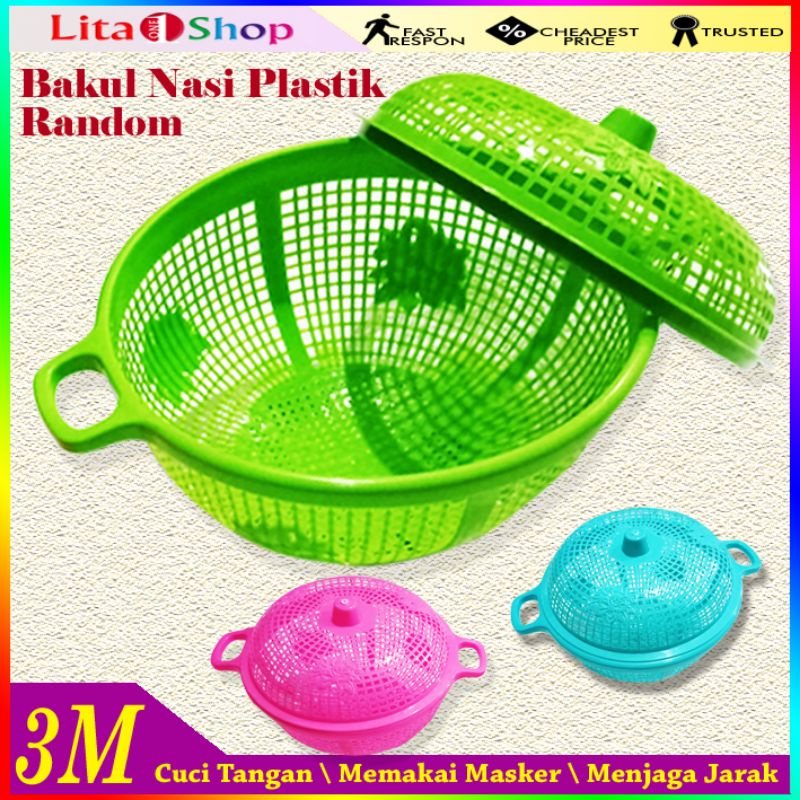 Jual Bakul Nasi Plastik / Tempat Nasi Plastik Plus Tutup | Shopee Indonesia